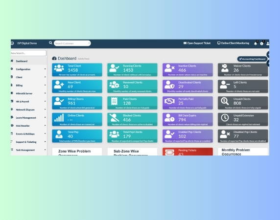ISP Billing & Management Software Features | ISP Digital